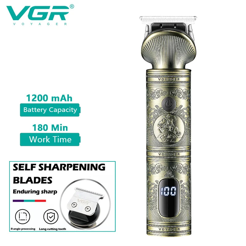 VGR Hair Clipper Trimmer Cutting Machine Rechargeable v106 – Beard Air