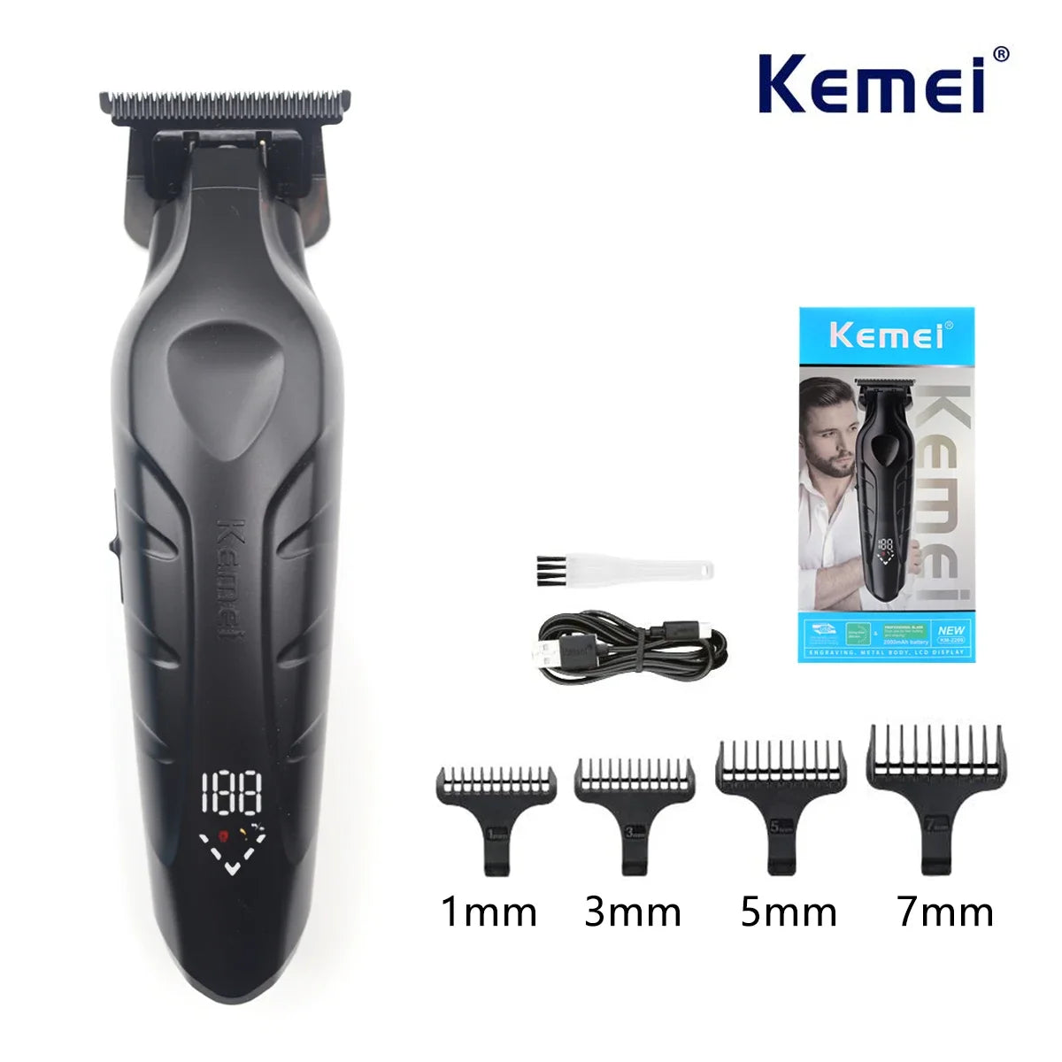 Kemei KM-2269 Professional Barber Machines for Men Clippers – Beard Air