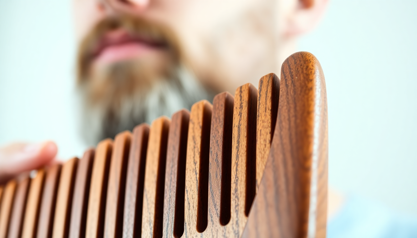 Unlock the Power of Your Beard with the Perfect Folding Wooden Comb an ...