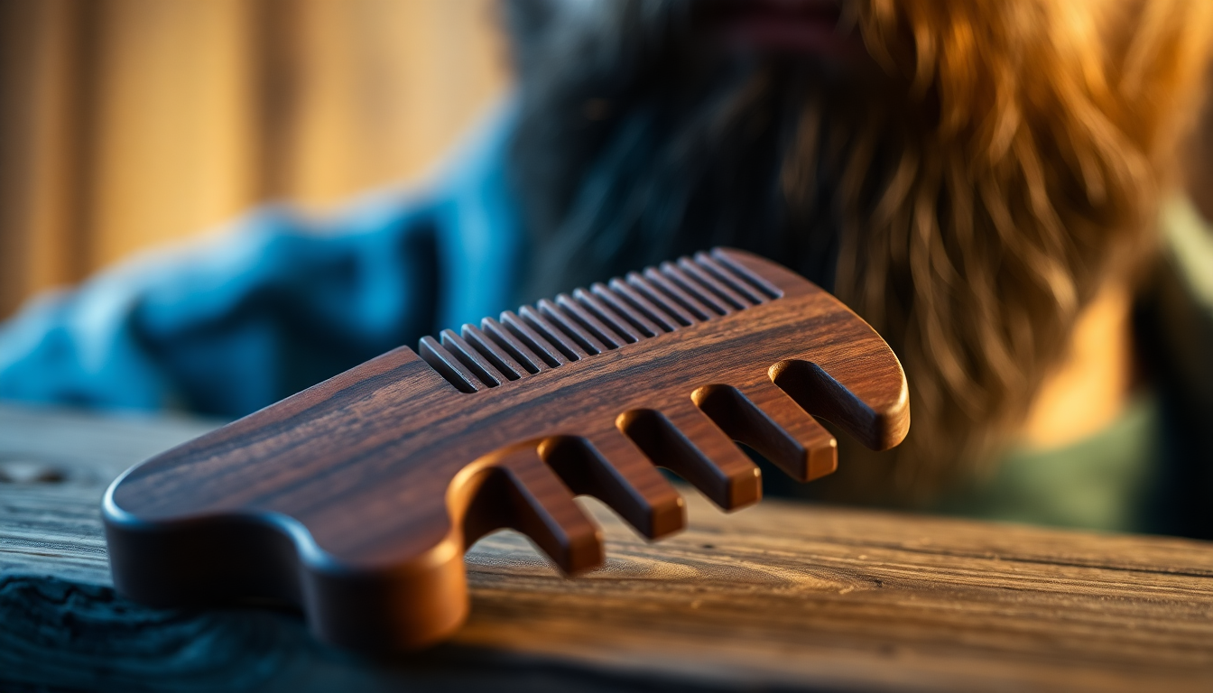Unlock the Power of Waves: Discover the Folding Wooden Beard Comb That ...