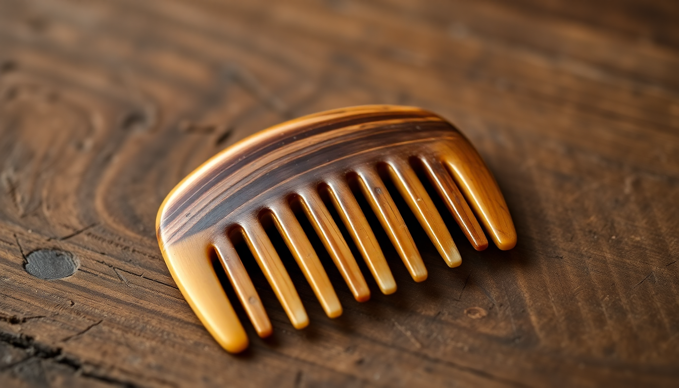 Unlock the Power of Your Beard with BeardAir's Yak Horn Foldable Comb ...