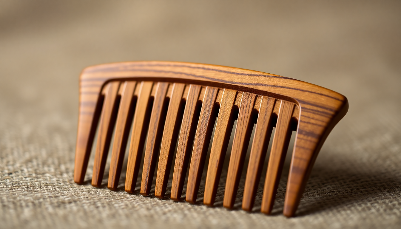 Unlock the Power of Nature with Our Sandalwood Pocket Comb – Beard Air