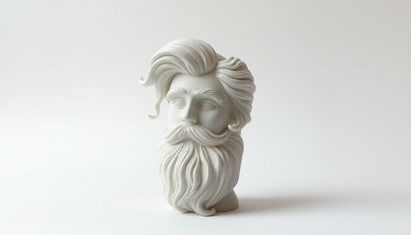 Elevate Your Beard Care Routine with the Ceramic Quiet Wind Decoration ...