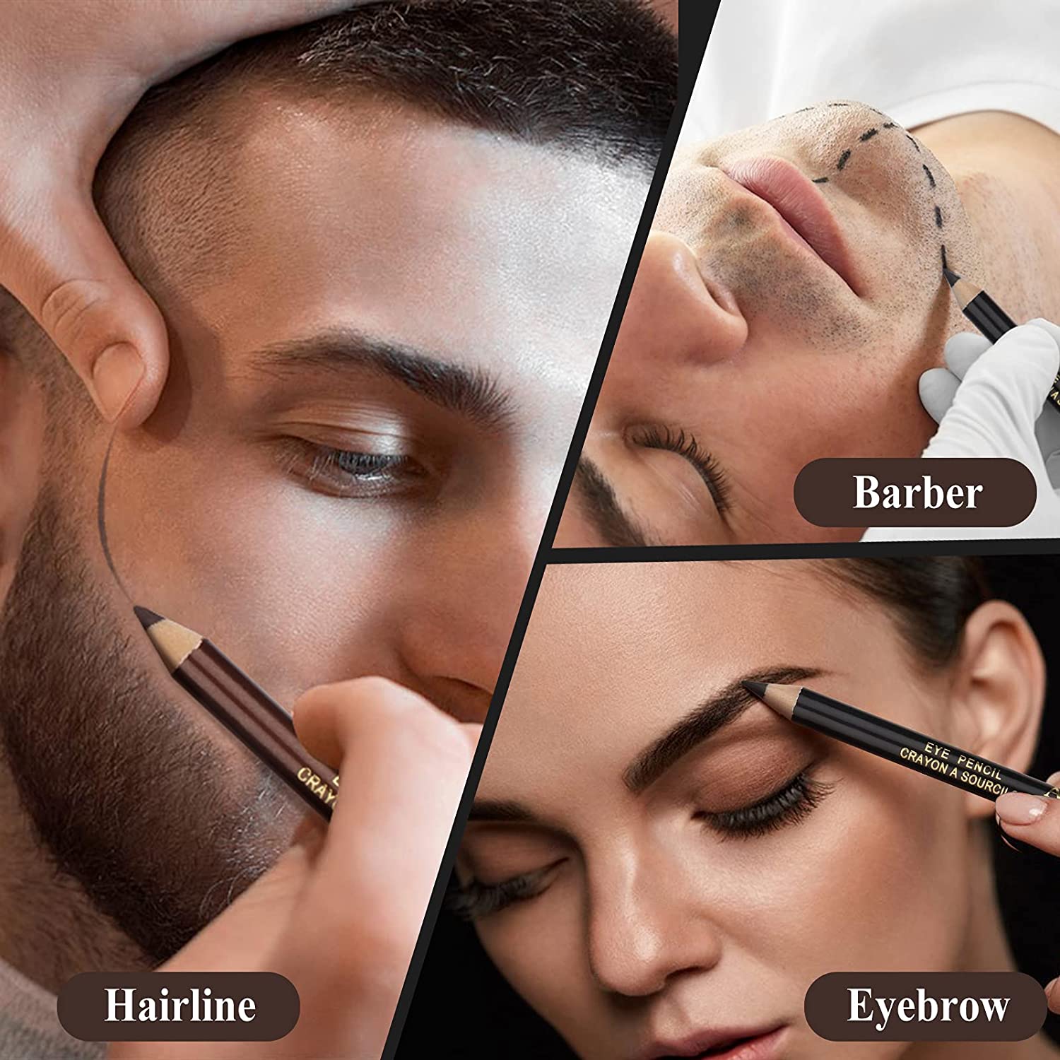 Eyeliner Eyebrow Pencil Beard And Beard Pencil With Sharpener – Beard Air