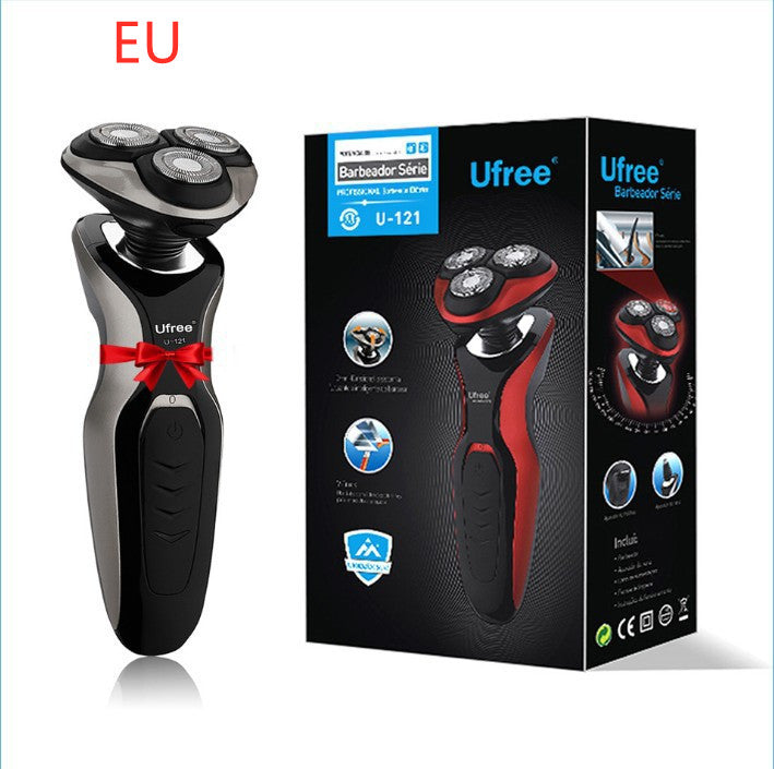 Smart male rechargeable three-blade electric shaver – Beard Air