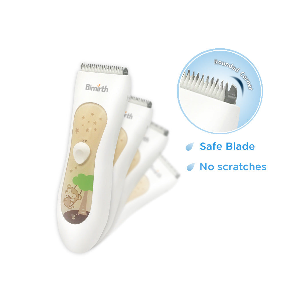 Child Baby Hair Clipper Waterproof USB Rechargeable Ceramic R Blade Sa ...