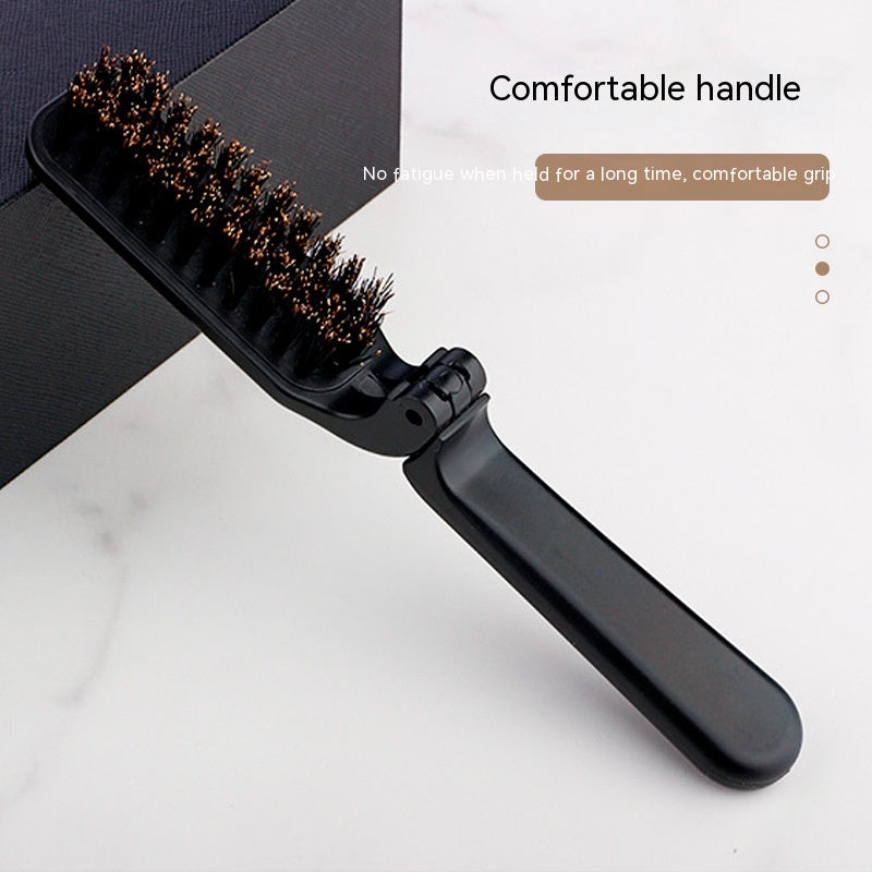 Small Portable Bristle Folding Shaving Brush – Beard Air