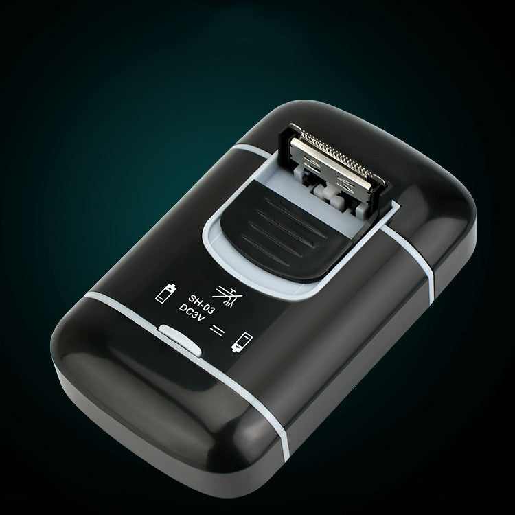 Men's Dry Battery Shaver Reciprocating Electric Adjustable Beard Knife ...