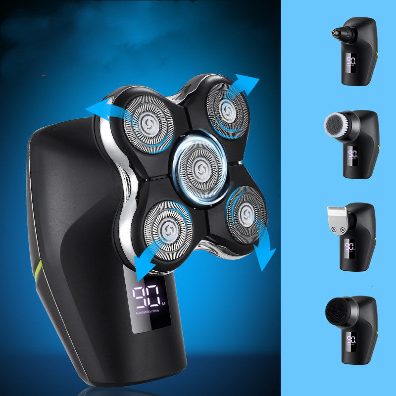 Electric Shaver Men's Six In One Electric Razor Multi Function Beard K ...