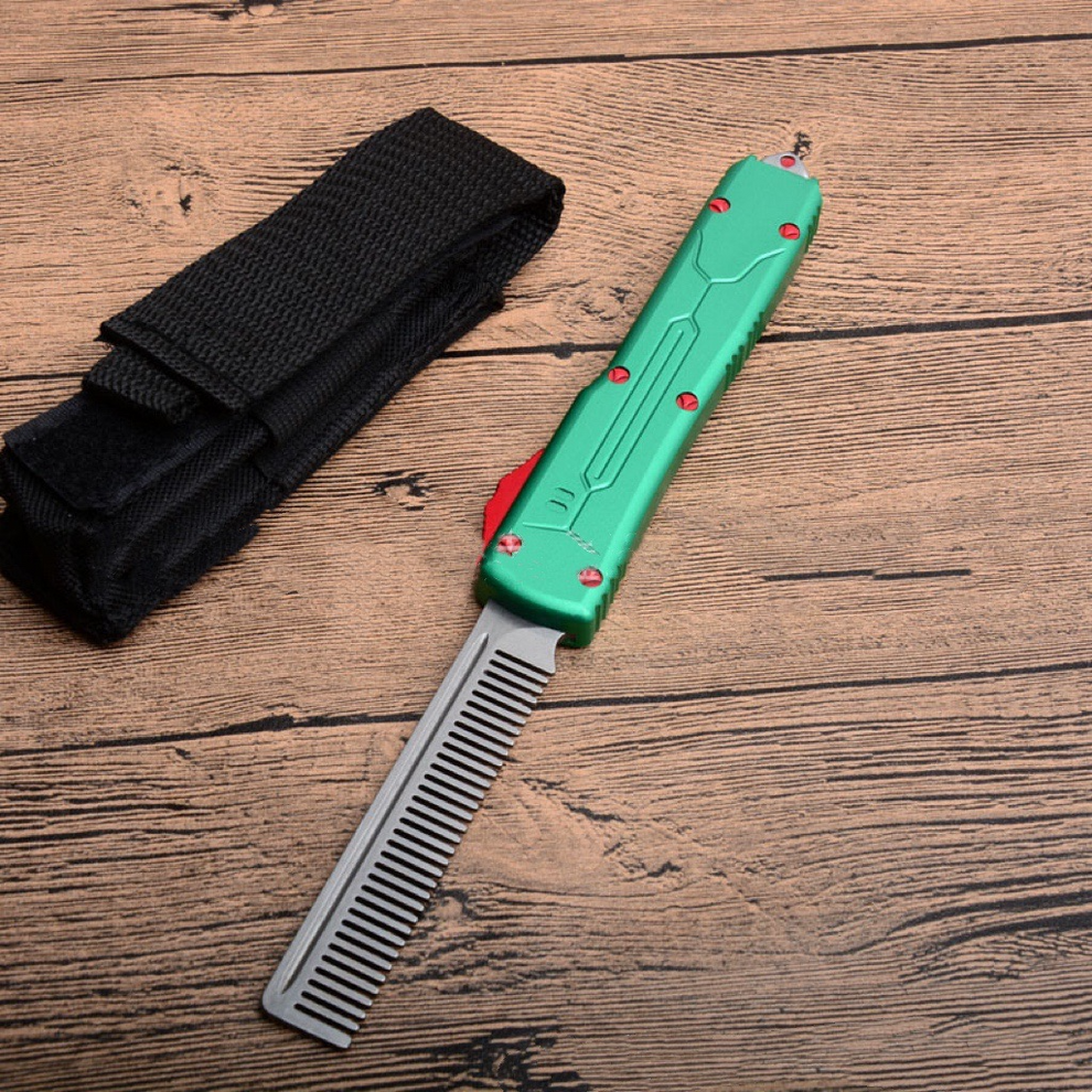 Beard Tactical Comb Pocket Comb Aviation Aluminium Handle Beard comb ...