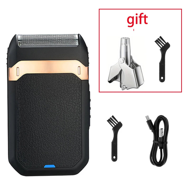 Electric Shaver Compact single-head reciprocating portable shaver ...