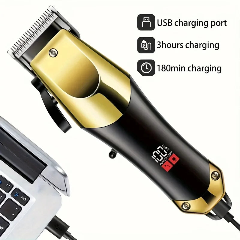 Men's Professional Hair Clipper, Hair Cutting Machine – Beard Air