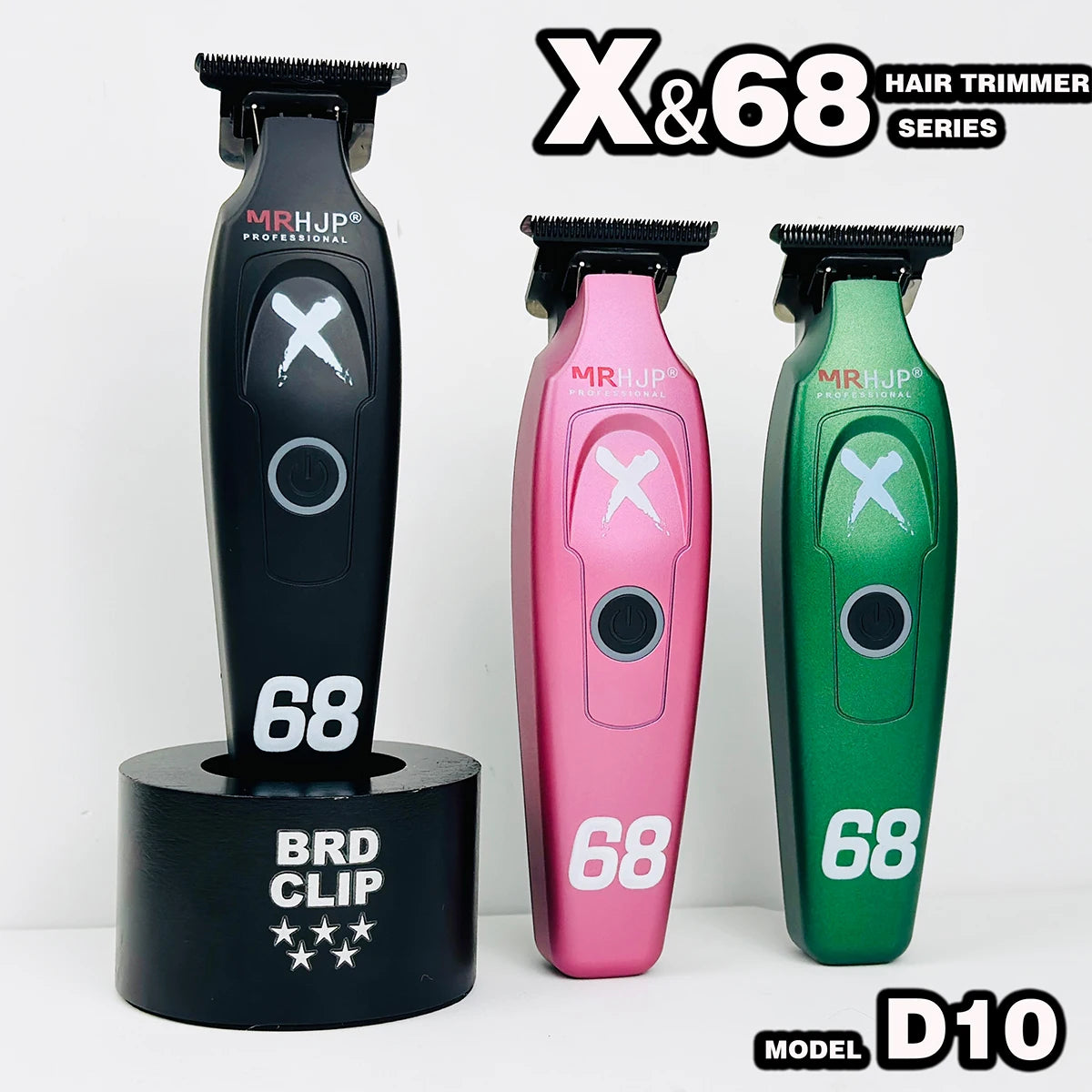 D10 3 Colors 1800mAh Professional Men's Hair Trimmer – Beard Air
