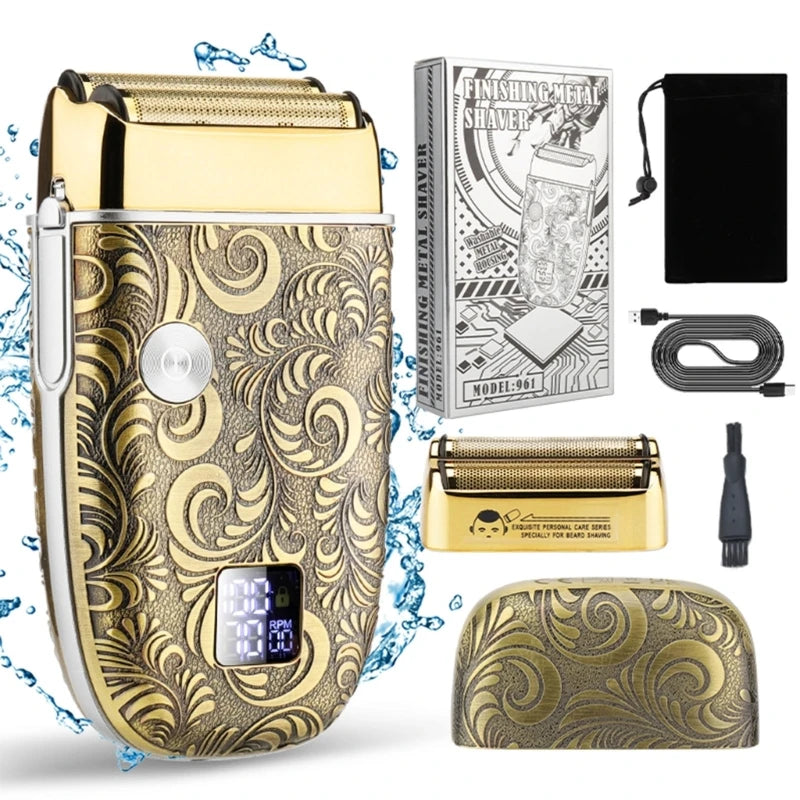 Waterproof Electric Portable Shaving Machine Cordless – Beard Air