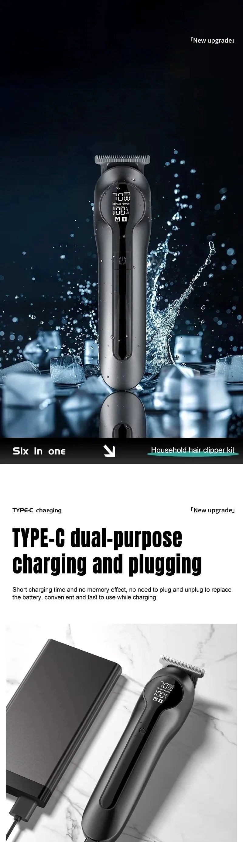 Xiaomi Youpin 6-in-1 Multifunctional Grooming Kit Hair Clipper – Beard Air