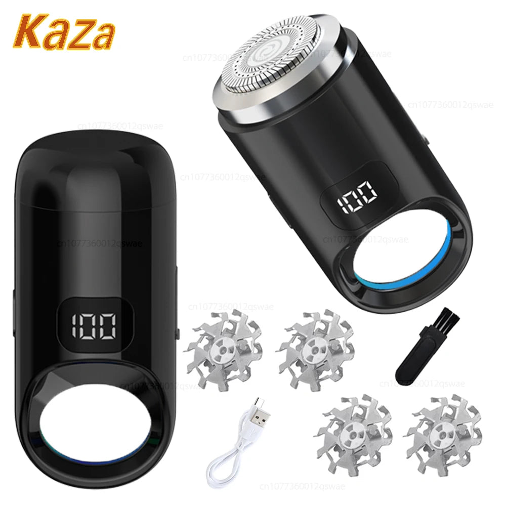 Mini Electric Shaver 3D Floating Head Shaver Type-C Fast Charging ...
