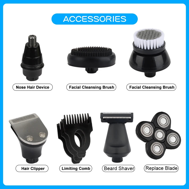 Replacement Shaver Heads 5D Standalone 5 in 1 Blade – Beard Air