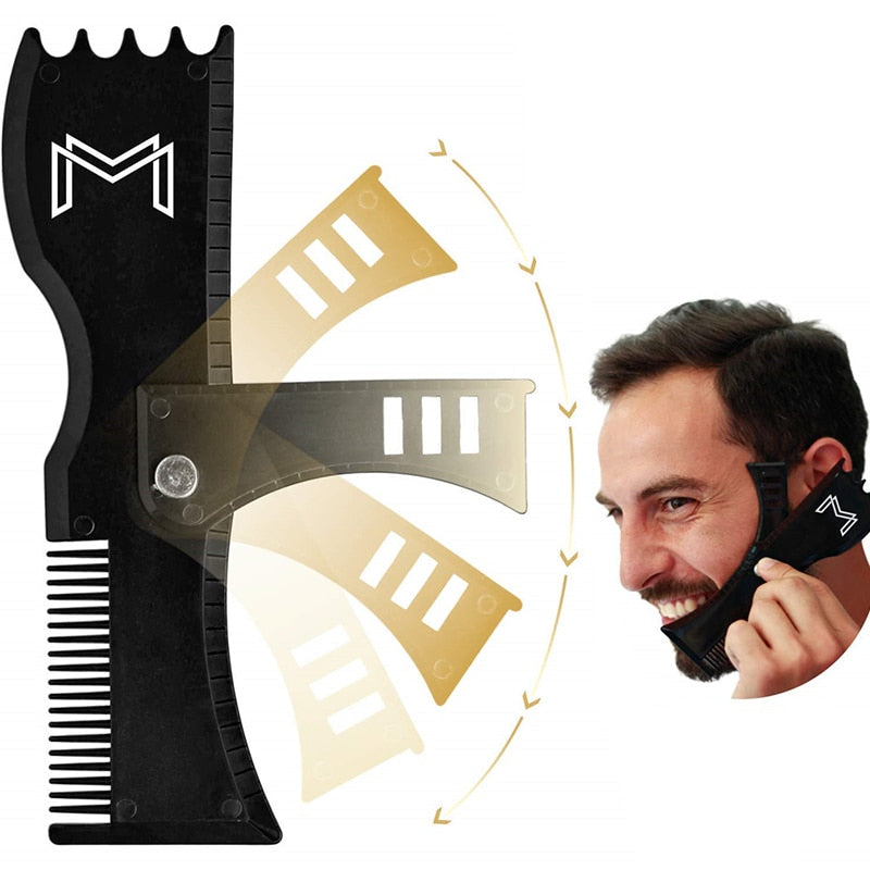 Adjustable Beard Shaping Template Comb Tool – Beard Air