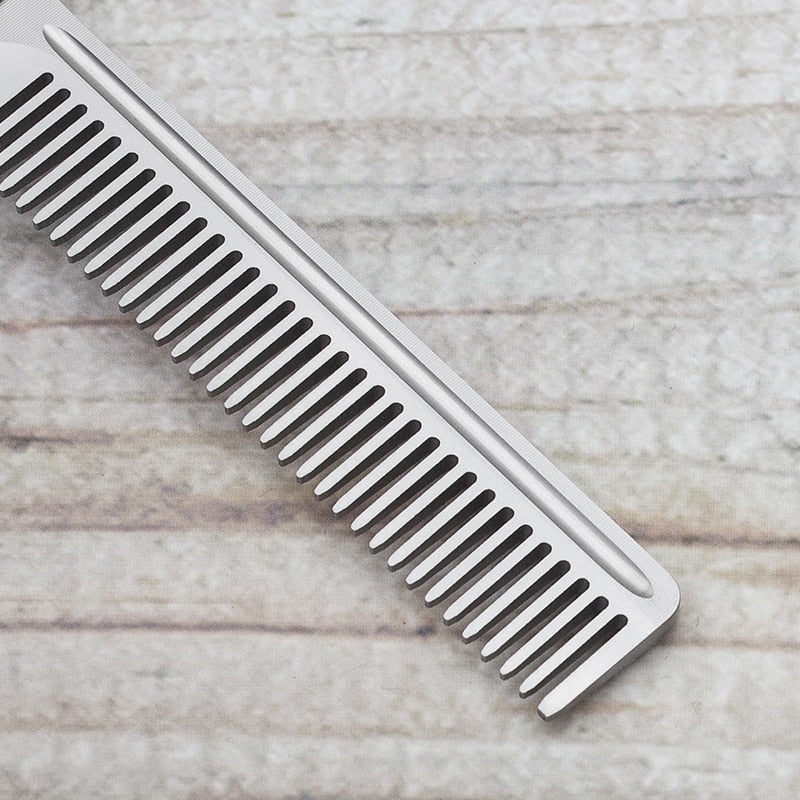 Beard Tactical Comb Pocket Comb Aviation Aluminium Handle Beard comb ...