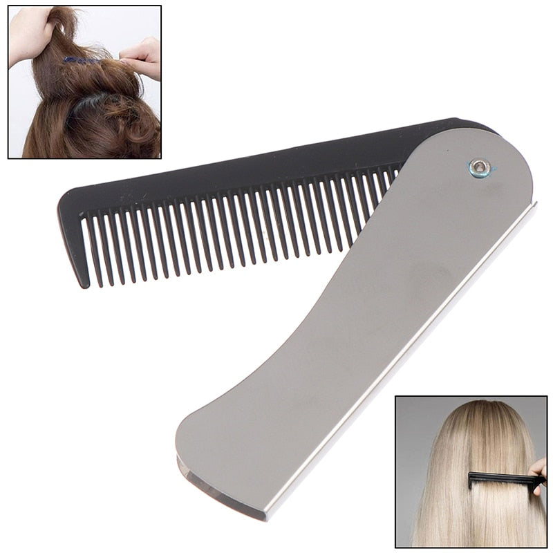 Portable Folding Pocket Combs For Men Oil Head – Beard Air