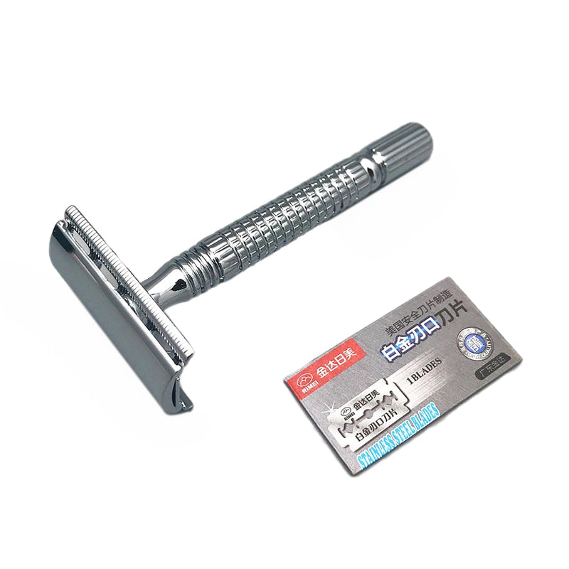 Classic T-shaped Double Edge Blade Razor Shaving – Beard Air