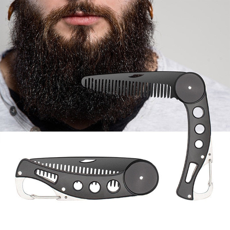 Folding Beard Comb Men's Waves Brush Care – Beard Air