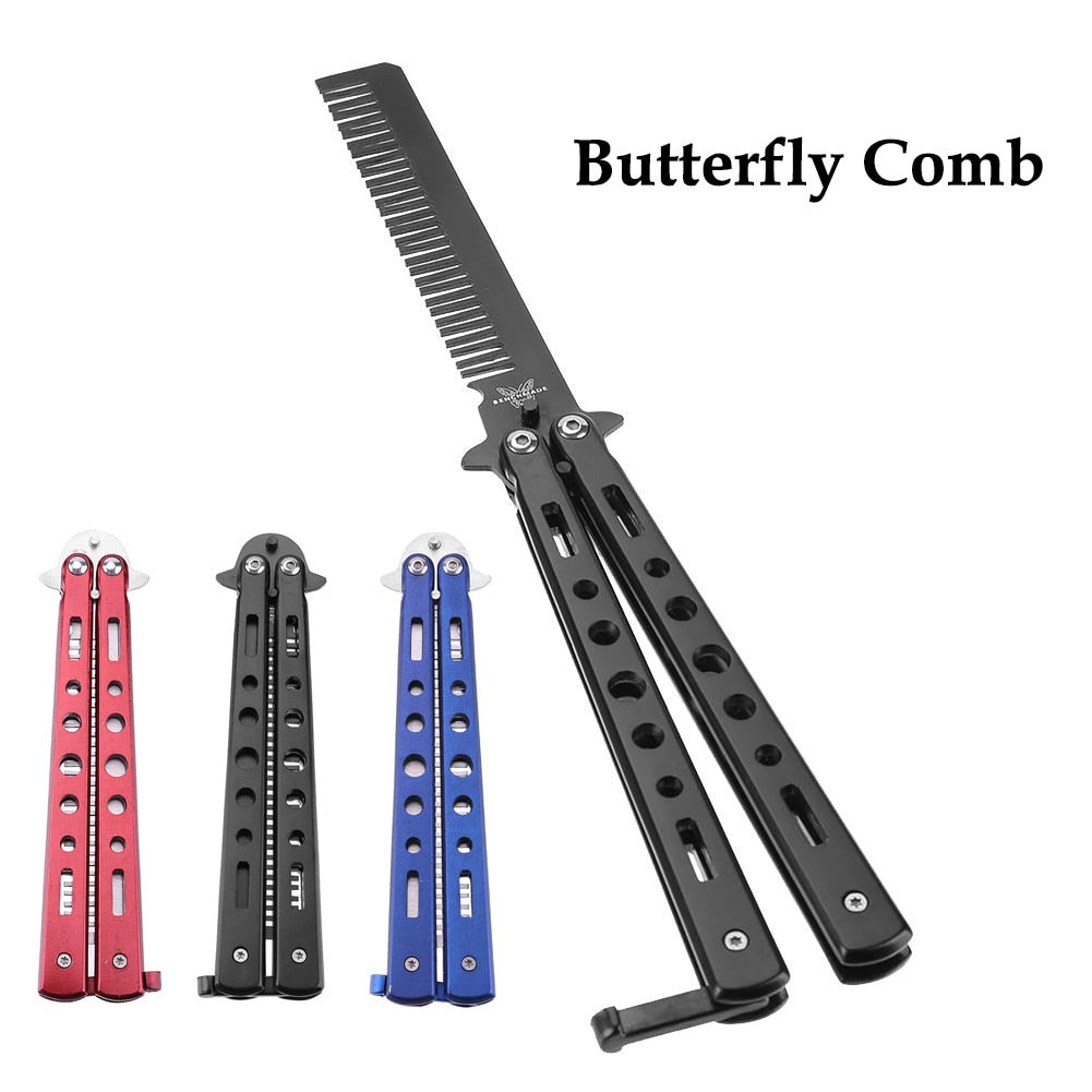 Best Seller Foldable Butterfly Comb Stainless Steel Practice Training ...