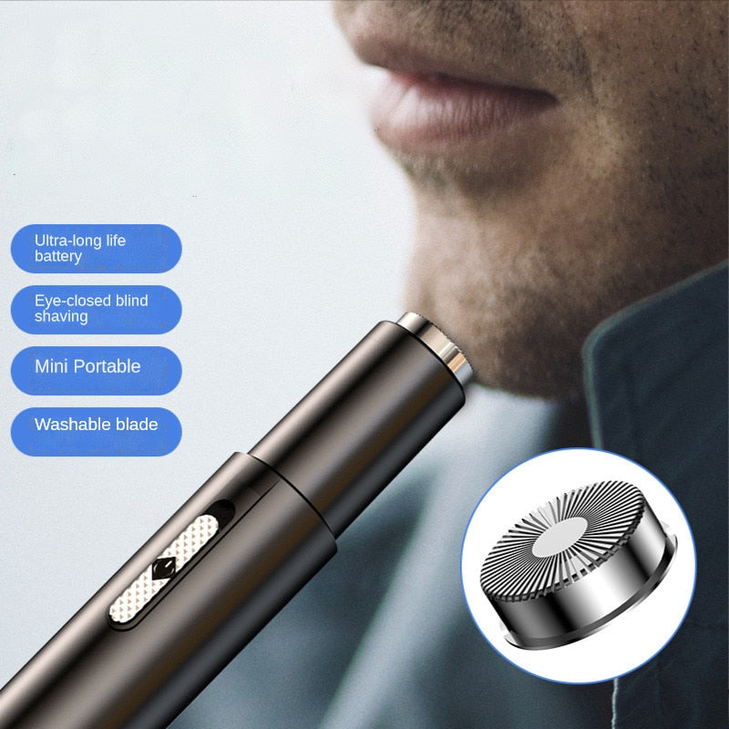 2 In 1 Electric Shaving Nose Ear Trimmer Safe – Beard Air