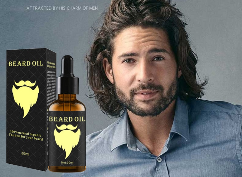 100% Natural Organic Beard Growth Oil Beard – Beard Air