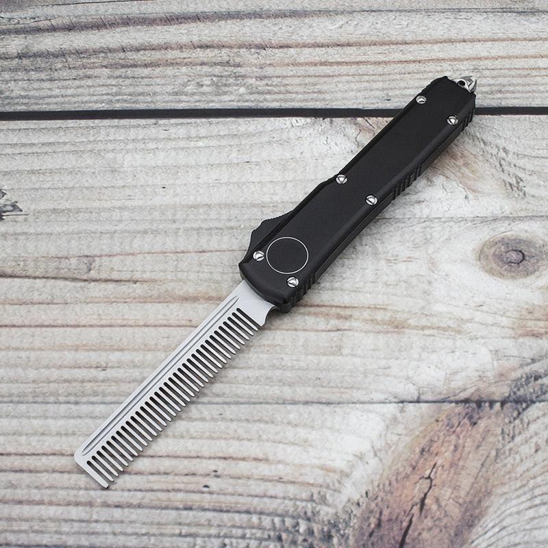 Beard Tactical Comb Pocket Comb Aviation Aluminium Handle Beard comb ...