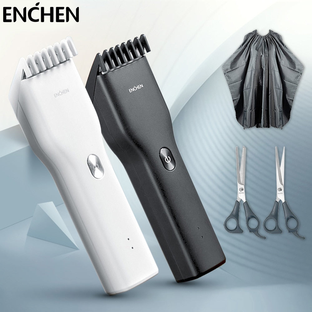 ENCHEN Boost Cordless Hair Clippers Rechargeable Ceramic Blade Trimmer ...