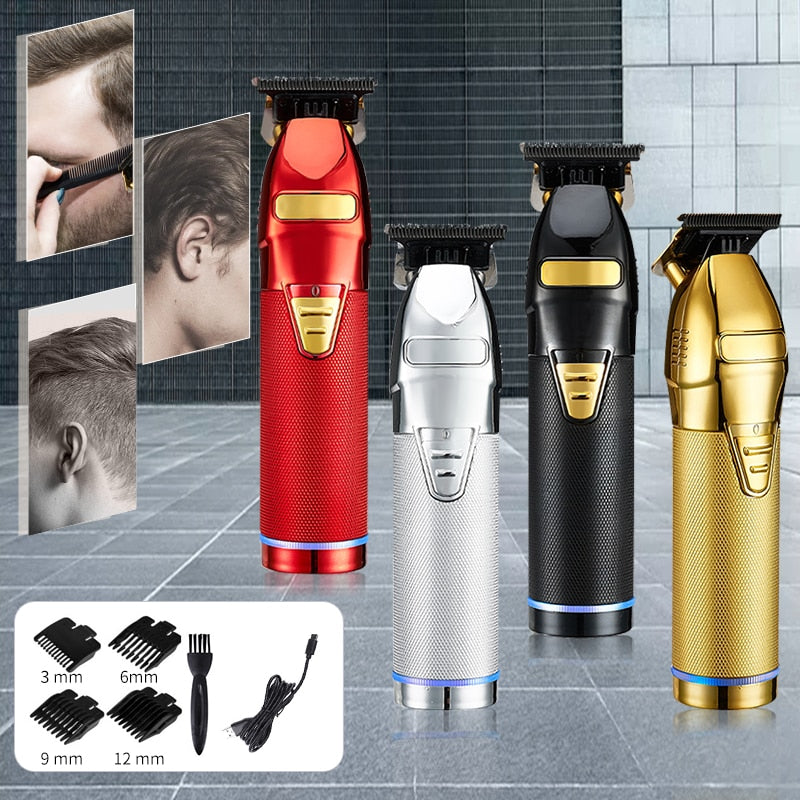 Hair Trimmer Gold Clipper For Men – Beard Air