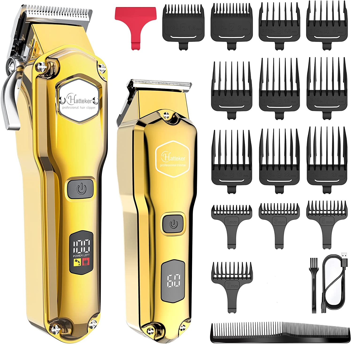 Hair clipper combo kit barber cordless – Beard Air
