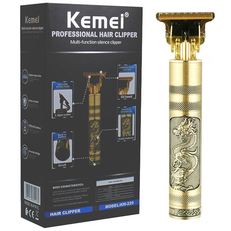 Original Kemei Professional Metal Housing Hair Trimmer For Men – Beard Air