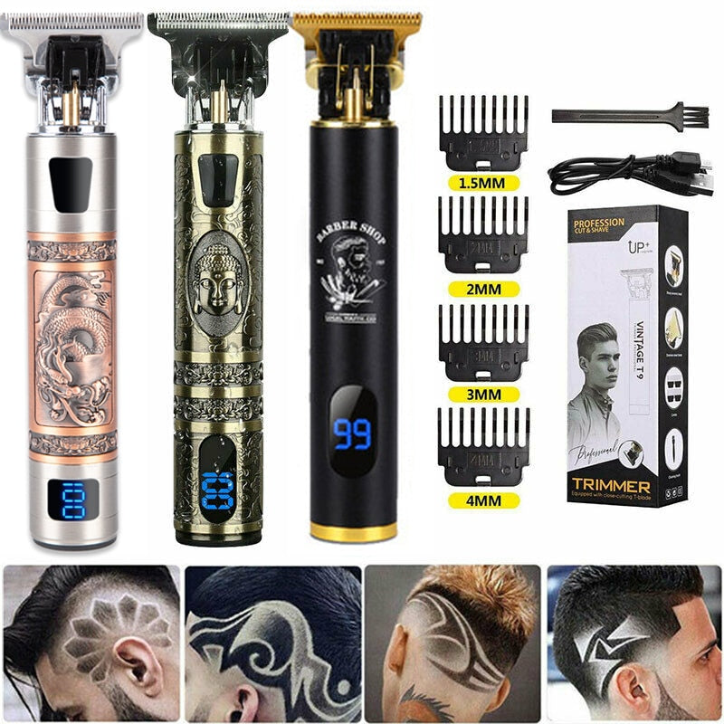 Wireless Cutting Machine Beard Trimmer Shaving Barber Hair Clipper ...