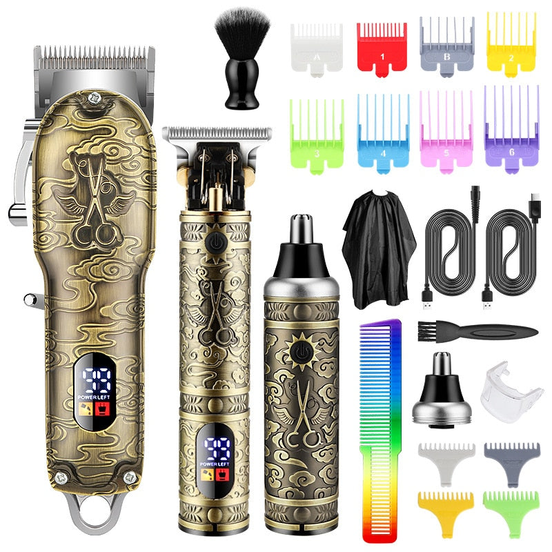 Cordless Rechargeable Hair Clipper Shaver – Beard Air