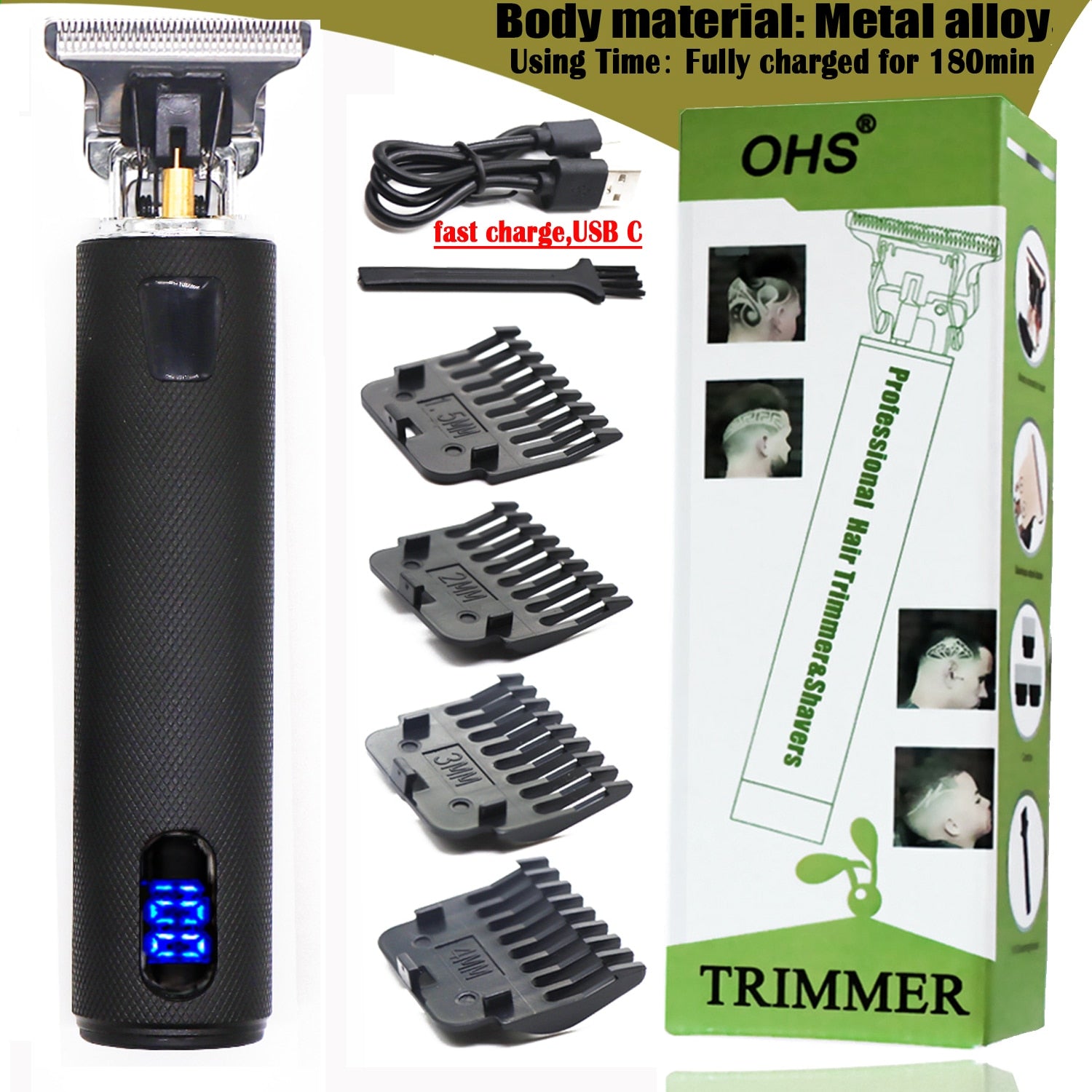 Electric Clipper For Men Hair Cutting – Beard Air