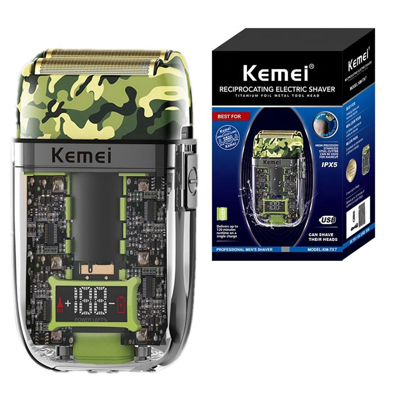 Original Kemei Hair Beard Electric Shaver For Men – Beard Air