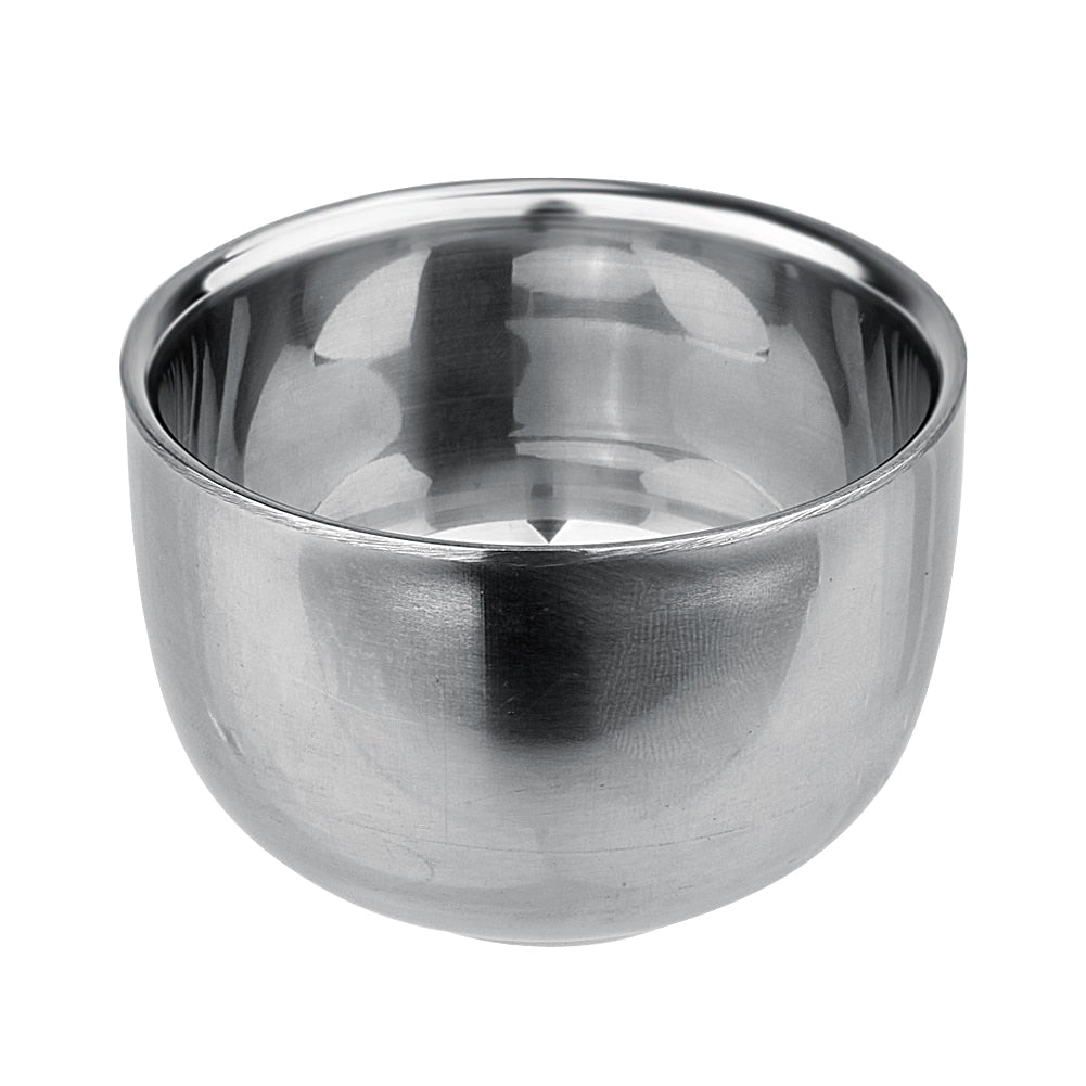 Rust Proof Stainless Steel Men's Shaving Mug Bowl Men Cup for Shave Br ...