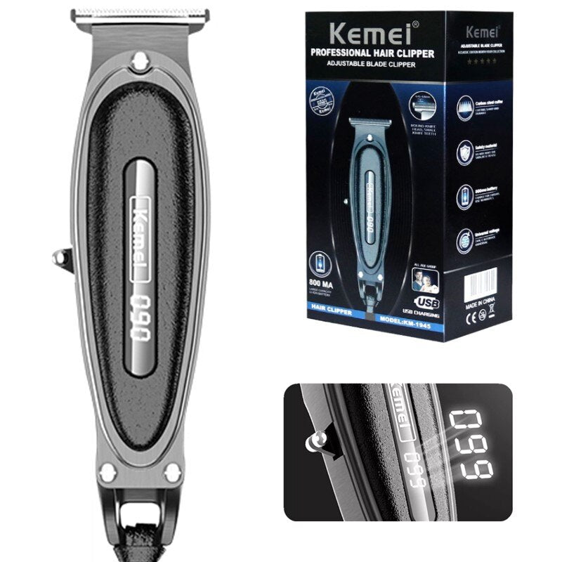 Original LCD Display Powerful Barber Shop Hair Trimmer For Men – Beard Air