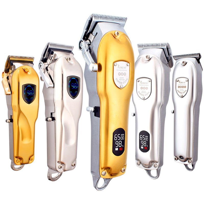 Barber Shop Hair Clipper Professional Rechargeable Hair Trimmer Men Co ...